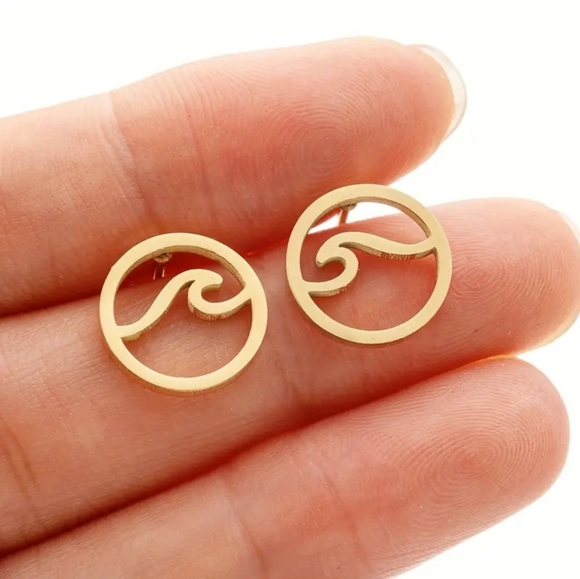 Jewelry | Ocean Surf Stud Earrings | Poshmark